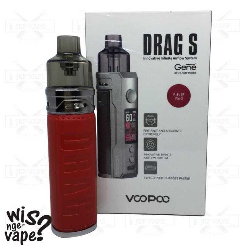 Jual Voopoo Drag X 80w Kit - 18650 Battery Not Included - Silver Red di ...