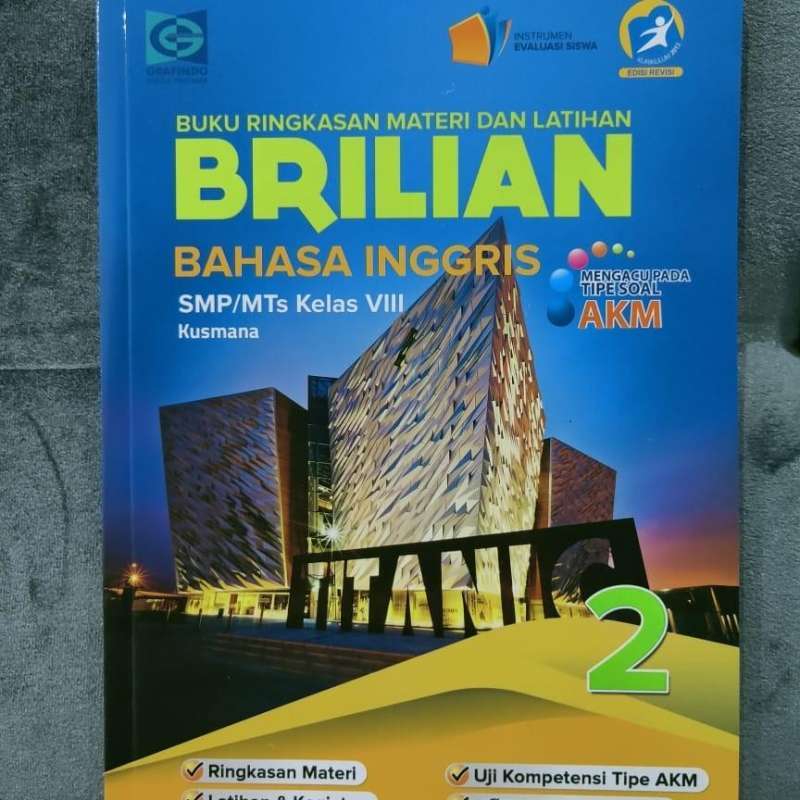 Jual Brilian Bahasa Inggris SMP Kelas VIII/8 AKM Grafindo di Seller Giri Pustaka - Kramat, Kota ...