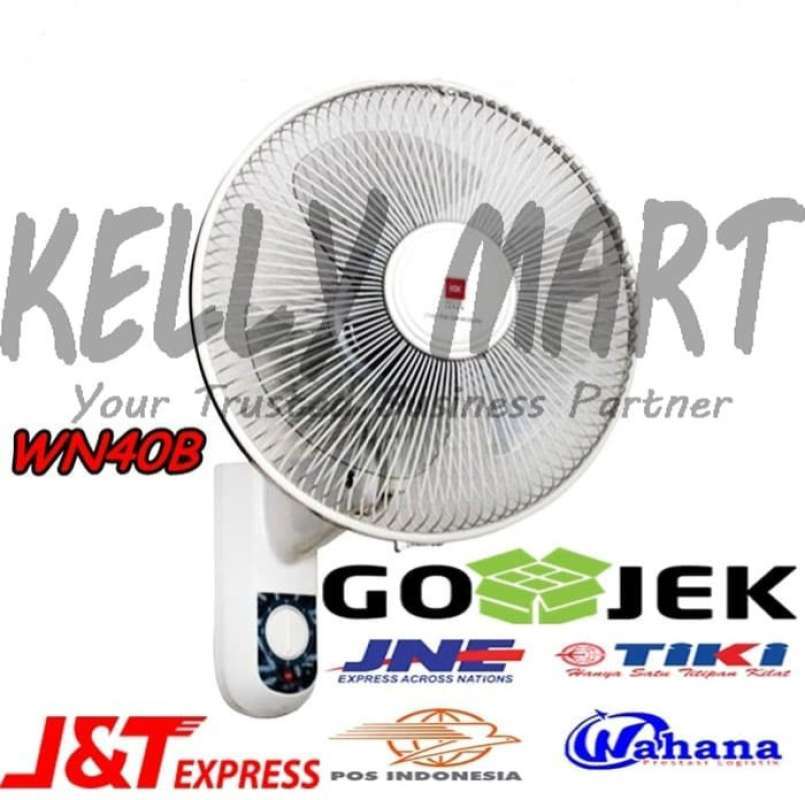 Promo KDK Wall Fan wallfan WN40B Kipas Angin Dinding Tembok kdk - Putih ...