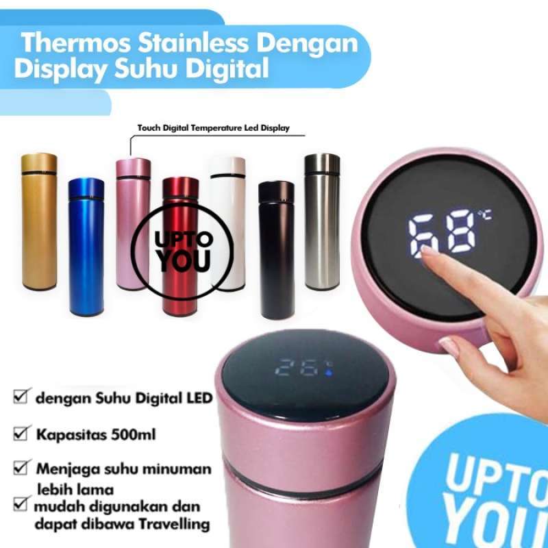 Promo Thermos Stainless Dengan Display Suhu Digital Diskon 2% di Seller ...