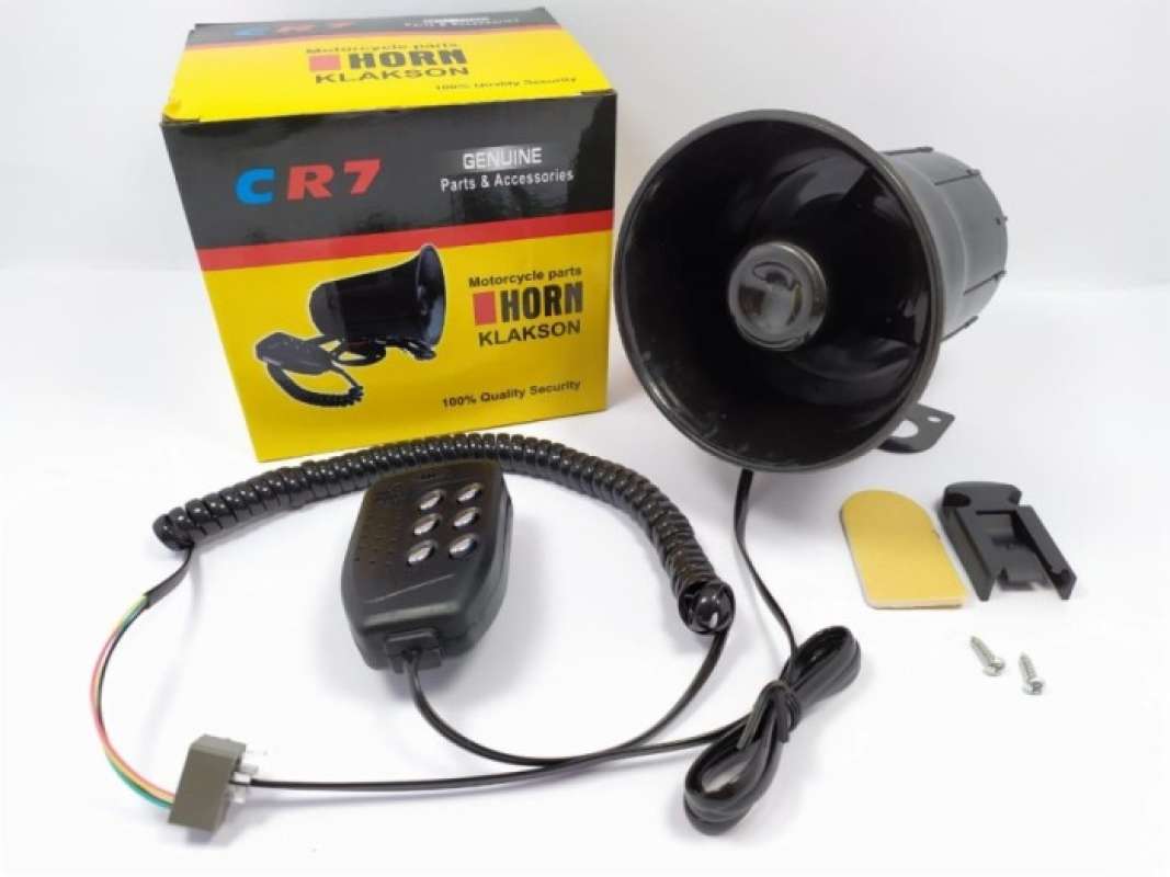 Promo Klakson Toa Sirine 6 Suara plus Mic Toa Klakson Motor Mobil 6 ...