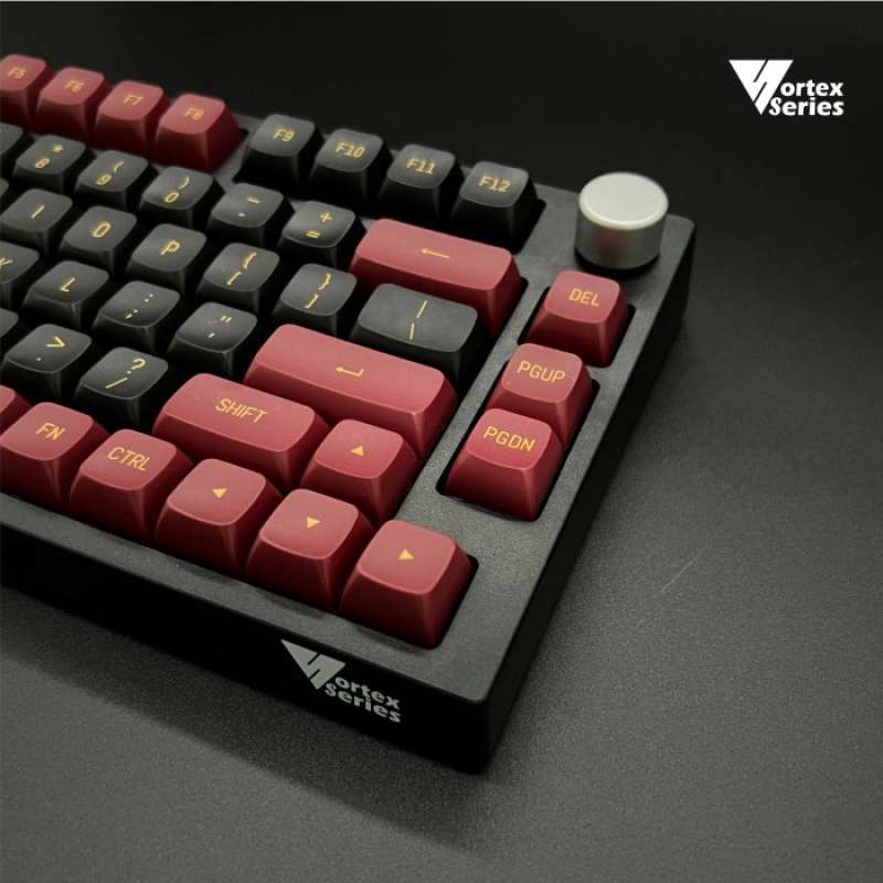 Promo Vortexseries Gt-8 Black & Crimson Wireless Mechanical Keyboard ...