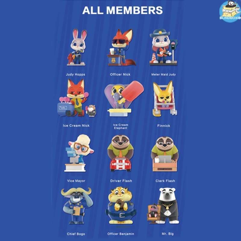Jual Pop Mart X Disney Zootopia Blindbox (random) - 1pc - Blindbox Random Di Seller Blindboxid ...