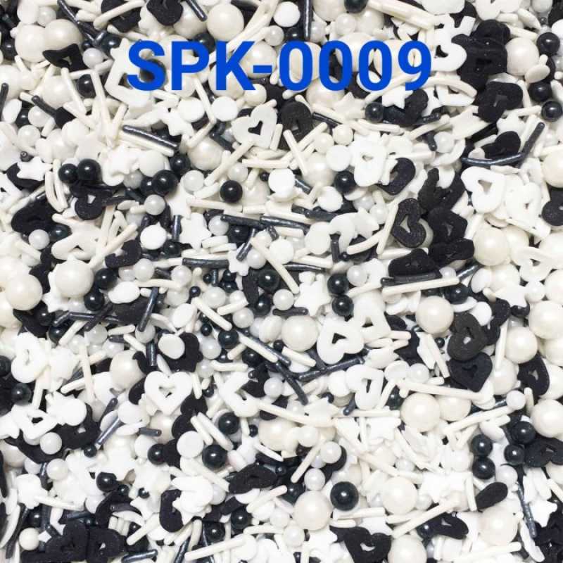 Promo SPK-0009 Sprinkles sprinkle sprinkel 1kg 1 kg kilo mix hitam ...