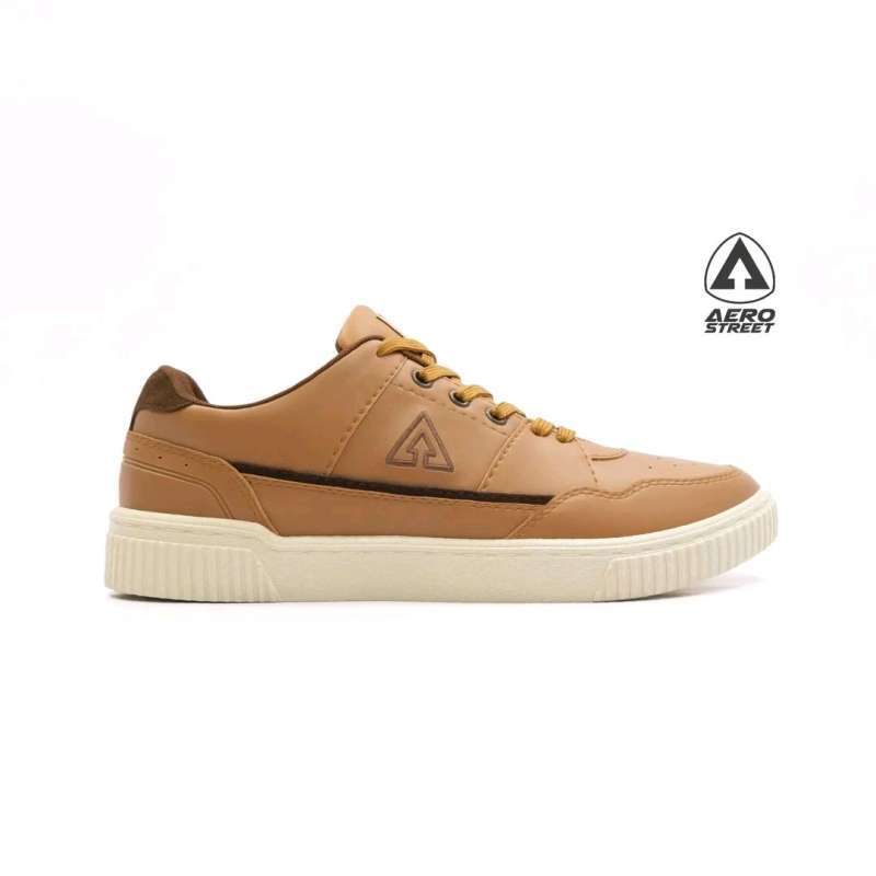Promo Sepatu Original Aerostreet Vintage Coklat Muda | Sneakers Casual ...
