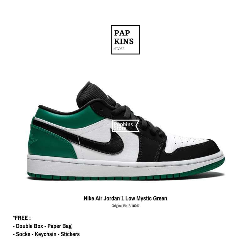 Jual Sepatu Nike Air Jordan 1 Low Mystic Green / Original BNIB di ...