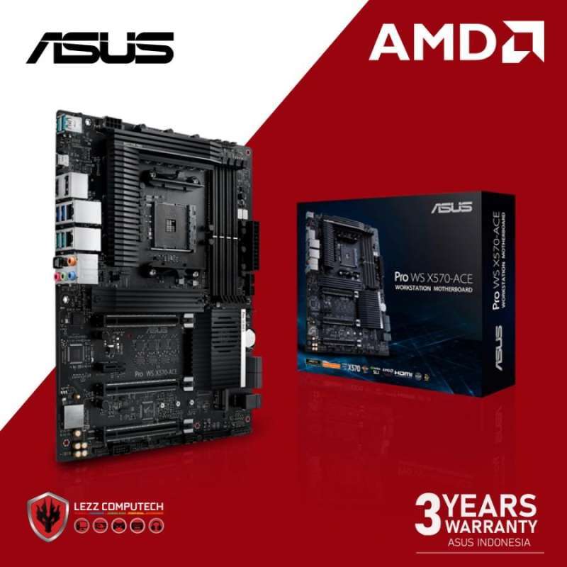Jual ASUS PRO WS X570-ACE (AMD X570, AM4, DDR4) Workstation Motherboard ...