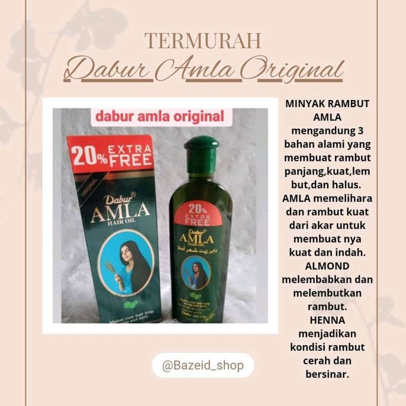 Jual PROMO MINYAK RAMBUT AMLA ORIGINAL DABUR AMLA GOLD AMLA ORIGINAL ...