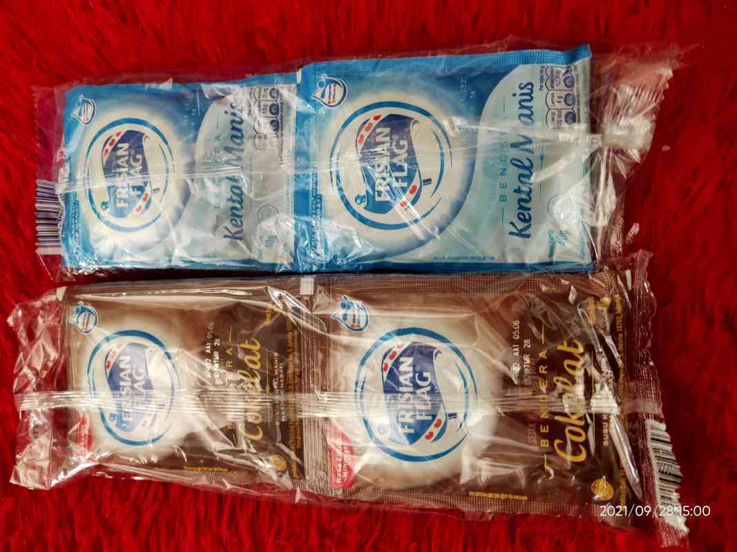 Jual Susu kental manis frisian flag 1 renteng = isi 6 sachet @40 gram ...