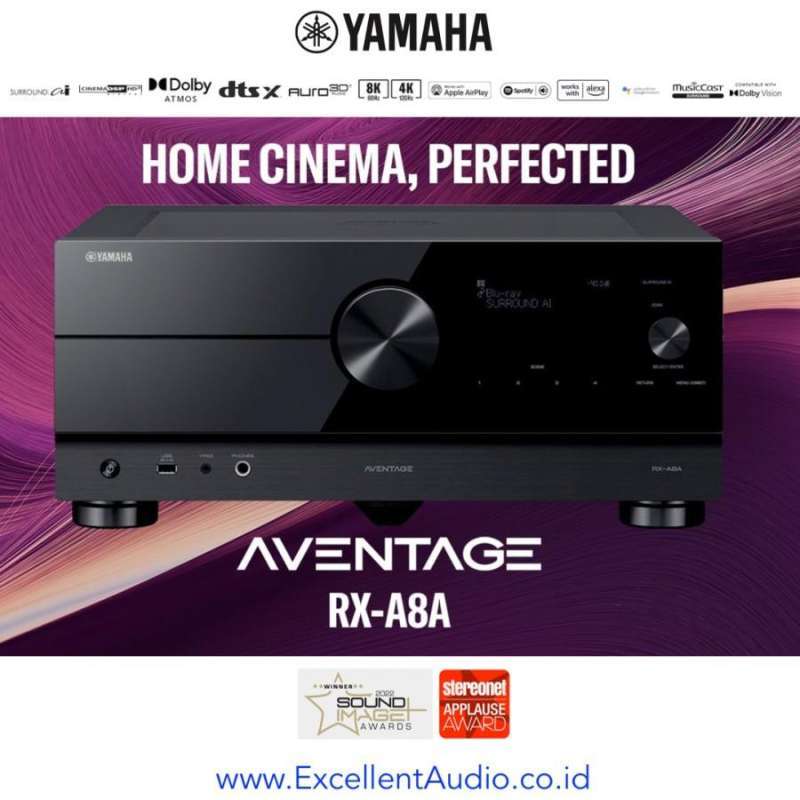 Jual Yamaha Rxa8 Rxa8a Rx A8 Rx A8a Dolby Atmos Spotify Av Receiver Amplifi Di Seller Excellent ...