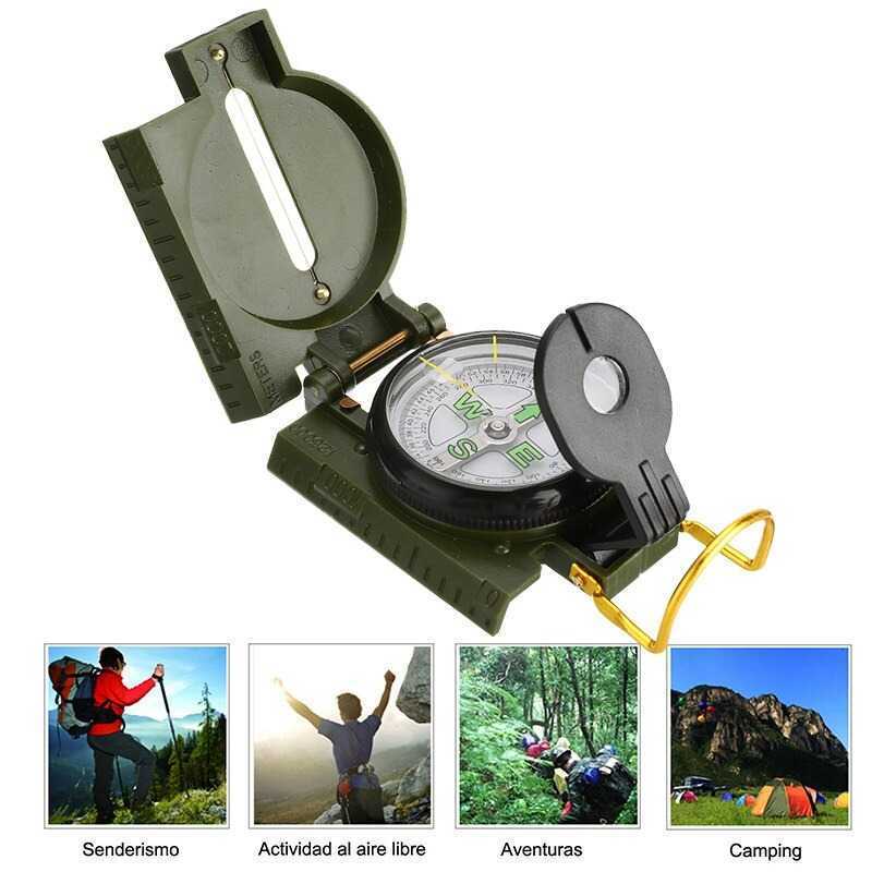 Jual GLO - FORFAR Kompas Militer Portable Lipat Metal Lensatic Compass ...