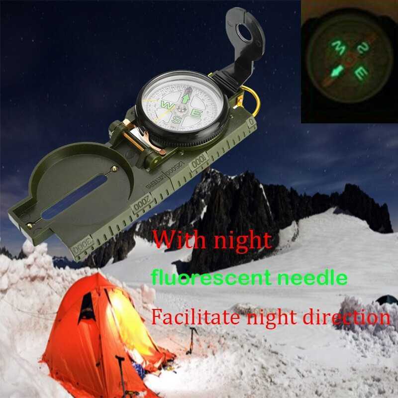 Jual GLO - FORFAR Kompas Militer Portable Lipat Metal Lensatic Compass ...
