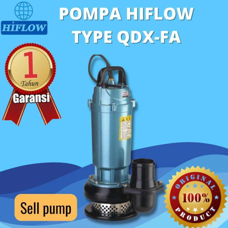 Jual Pompa Hiflow Submersible | Pompa Air Bersih QDX1.5-12-0.25FA di Seller Sell Pump Indonesia ...