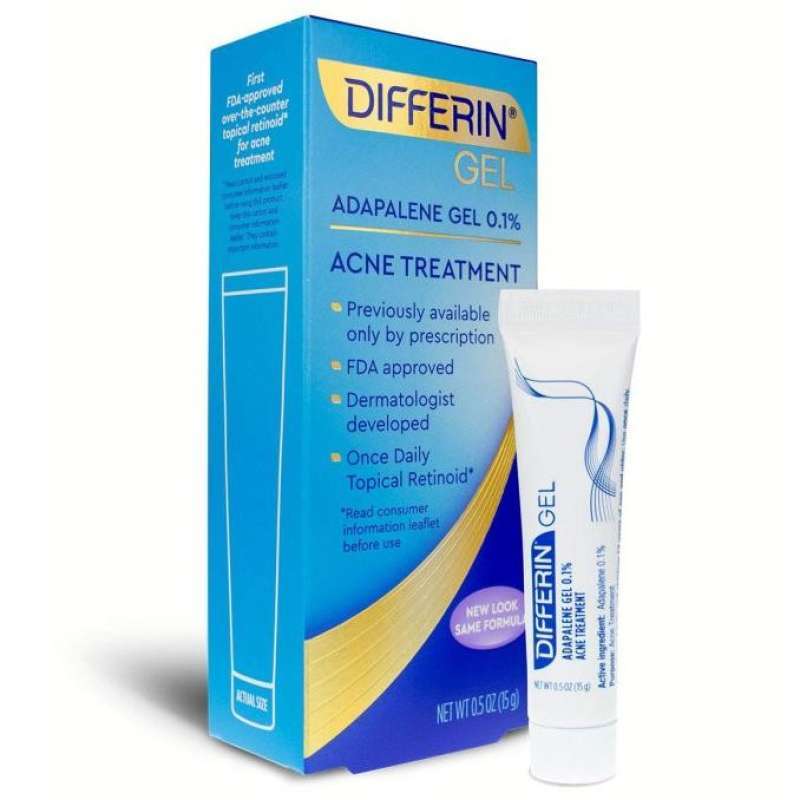 Jual Obat Jerawat Differin Adapalene Gel 0.1% Acne Treatment 15 Gr ...