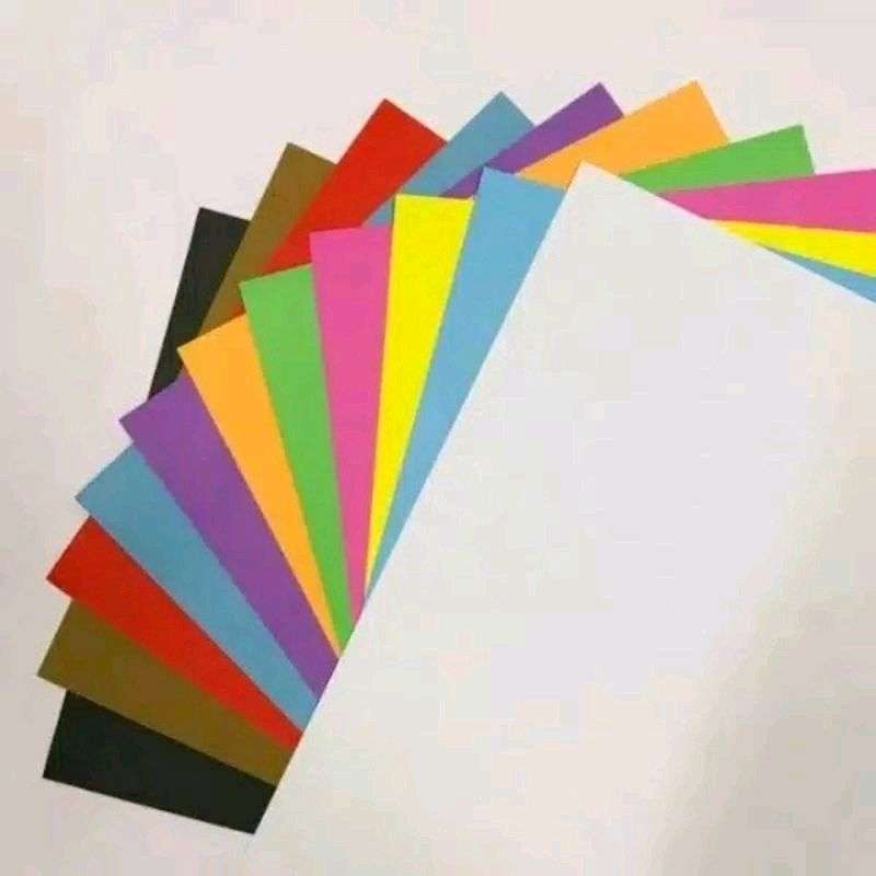 Jual kertas buffalo/kertas cover/kertas jilid F4 1pak(100 lembar ...