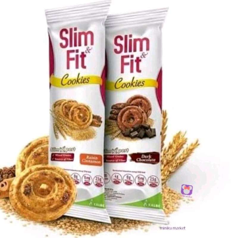 Jual slim fit cookies 22 gram satuan/ coklat/raisin cinnamon di Seller ...