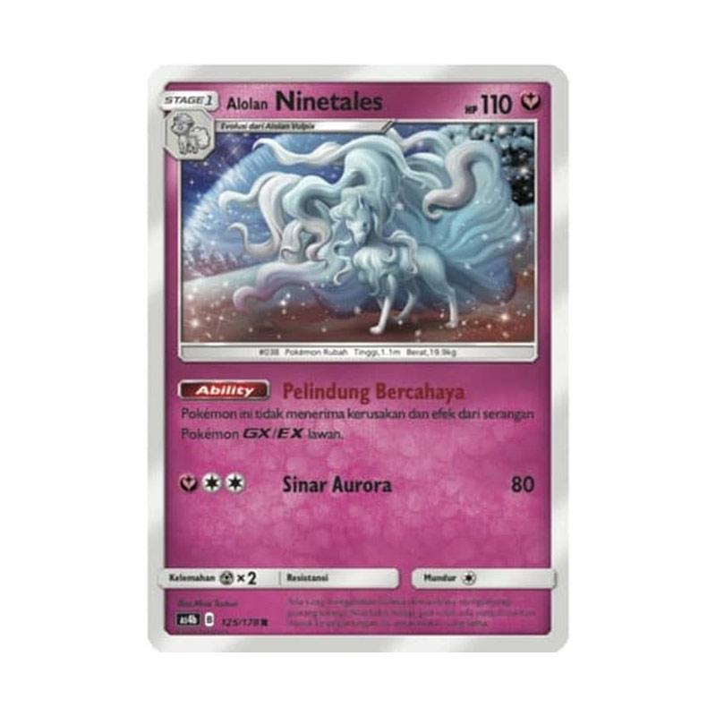 Jual Pokemon Alolan Ninetales As4b 125-178 R Foil Mainan Kartu Di Seller Cryotech Card Company ...