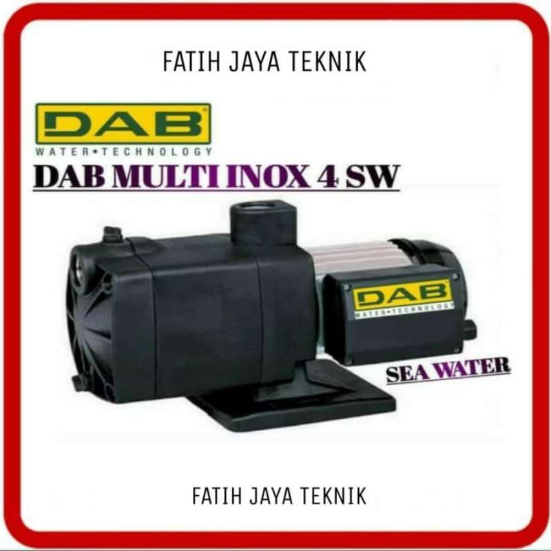Jual Pompa DAB MULTI INOX 4 SW Pompa Air Asin Booster Multistage di Seller Fatih Jaya - Jembatan ...
