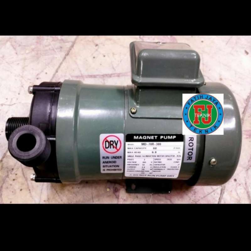 Jual Pompa Kimia Magnetik Pump Rotor MD 70R Pompa kimia Chemical pump ...