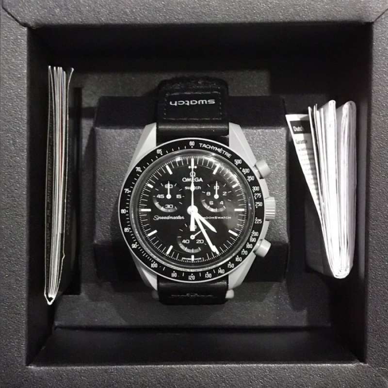 Jual Jam Tangan Swatch X Omega Bioceramic Moonswatch Mission To The ...