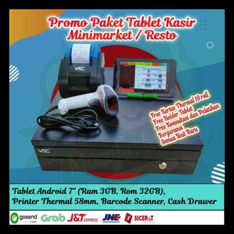 Jual Alat Kasir Tablet Android Minimarket dan Restoran - Retail, Tab ...