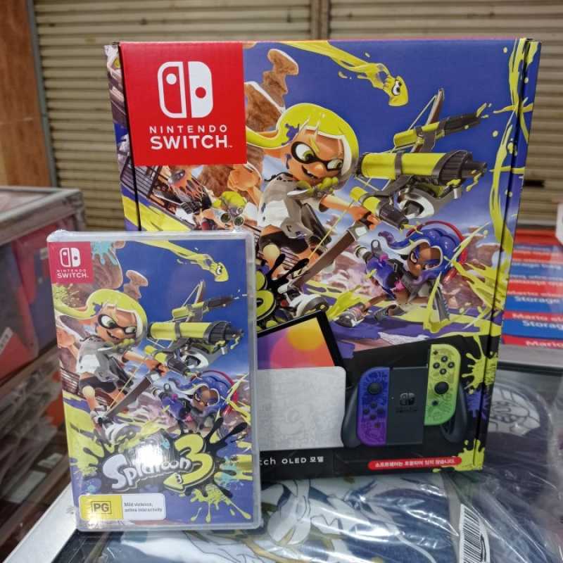 Jual nintendo switch oled splatoon 3 edition- free game splatoon 3 di Seller Silvanna - Kapuk ...