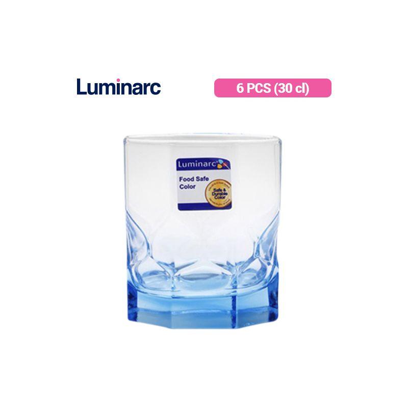 Jual Luminarc Gelas Minum Octime Diamond Ice Blue FB [30Cl/6pcs] - KACA ...