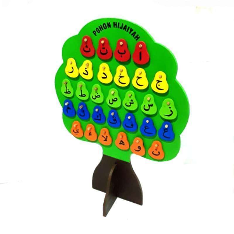 Jual Mainan Edukasi Pohon Kayu 3 In 1 Hijaiyah Kokoh Di Seller ...