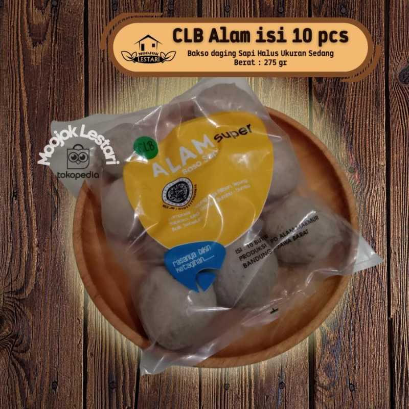 Jual Baso Alam CLB 10 Bakso sedang daging sapi halus enak kenyal Gosend ...