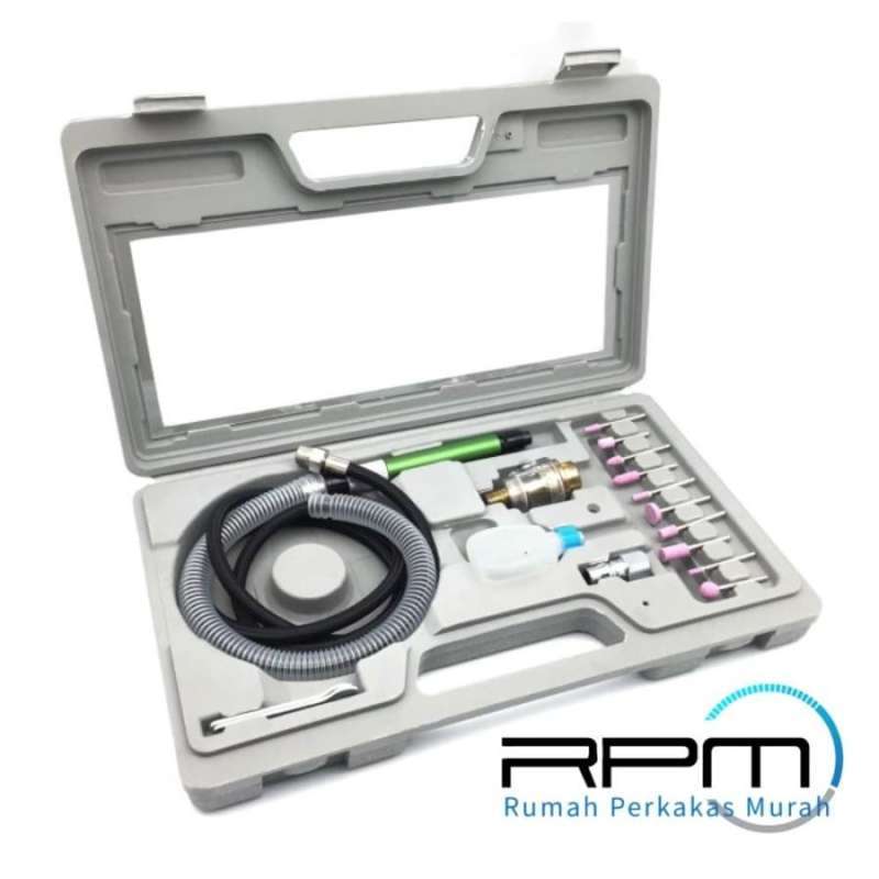 Jual TEKIRO AIR MICRO MINI DIE GRINDER TUNER 17 PCS KOMPRESOR ANGIN di ...