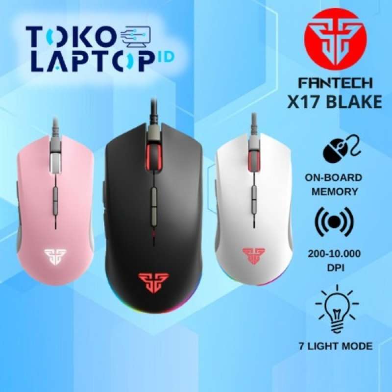 Jual Fantech X17 Blake RGB Gaming Mouse GARANSI RESMI FANTECH di Seller ...