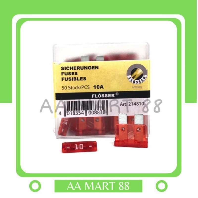 Jual Sekring / Fuse Mini 10a Merk Flosser Di Seller Aa Mart 88 - Aa ...