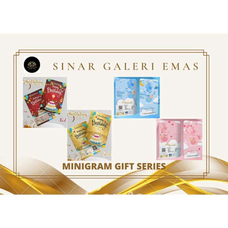 Jual MINIGRAM GIFT SERIES 0,005 gram TERMURAH Emas Mini Emas Batangan ...