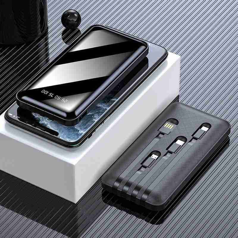 Jual Power Bank 1 Port USB 20000mAh with Micro + Lightning + USB Type C ...