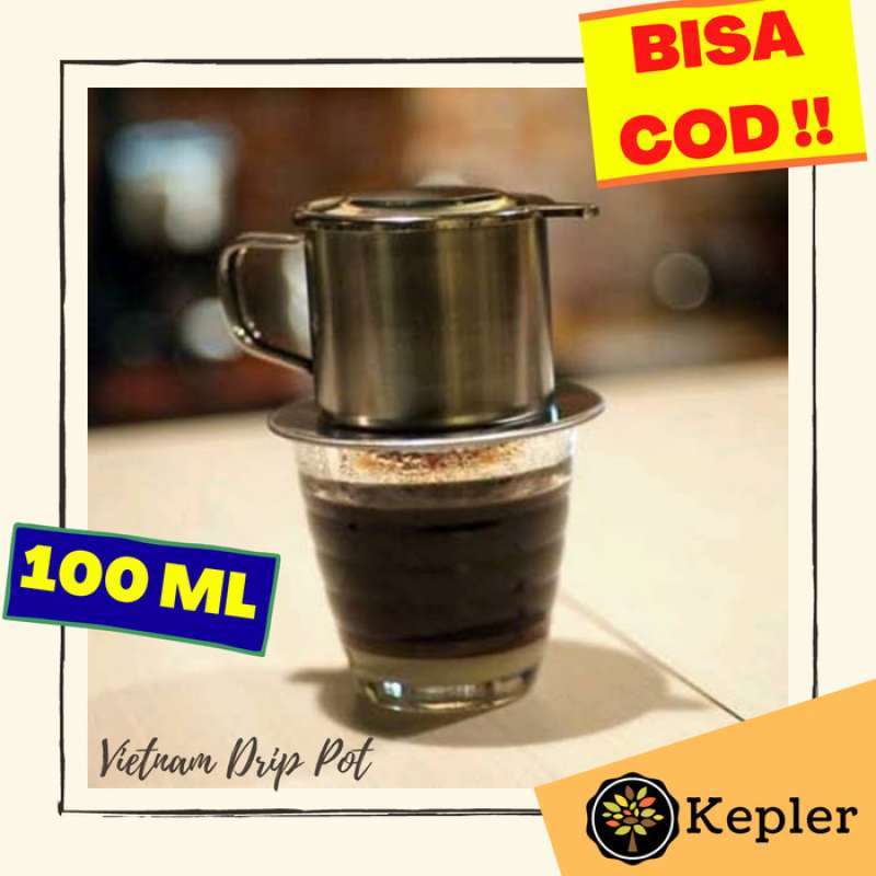 Promo Vietnam Drips Coffee Pot Saringan Filter Kopi 100 ml (1 Cup ...