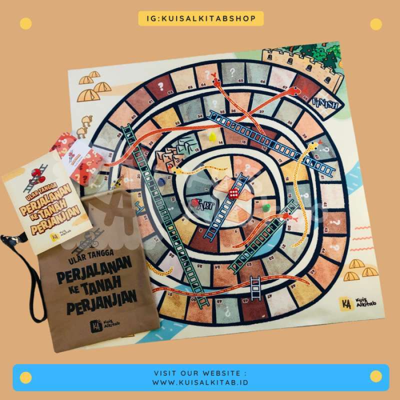 Jual Ular Tangga Alkitab/Games Kristen/Permainan Anak Kristen/Kuis ...