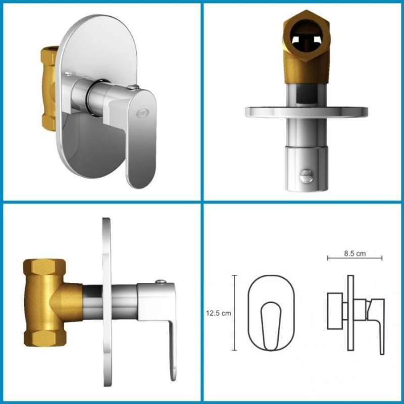 Jual Kran Shower Tanam Shower/Keran Air Tembok Air Dingin Aer SV 01 di Seller Toko Madju - Jaka ...