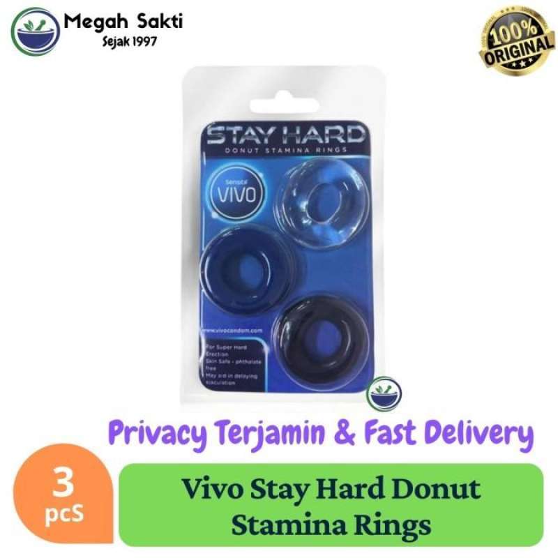 Jual VIVO Stay Hard - Donut Stamina Rings Original Silikon 3s di Seller ...