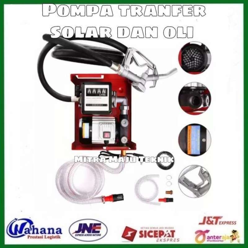 Jual Pompa Transfer BBM FlowMeter Premium Solar Pompa Tranfer Solar di ...