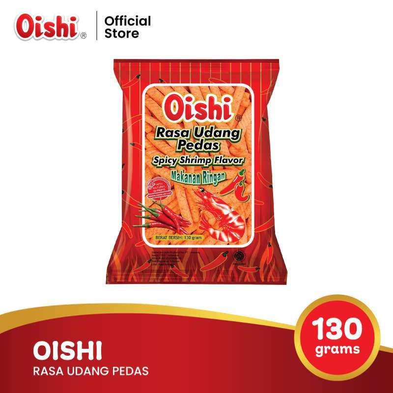 Jual Oishi Rasa Udang Pedas 130g di Seller Oishi Official Store - Legok ...