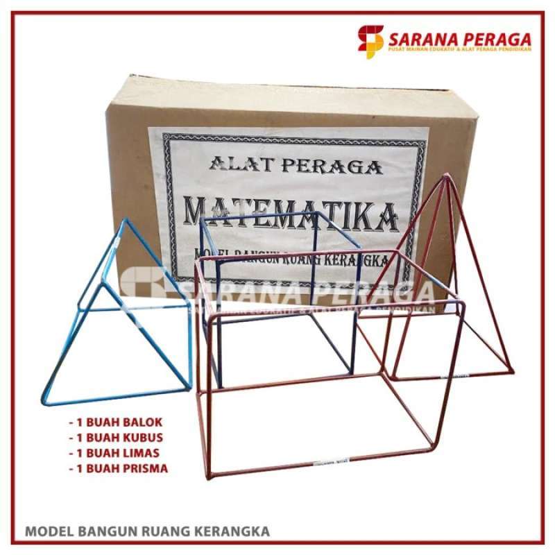 Jual Saranaperaga - Model Bangun Ruang Kerangka - Alat Peraga ...