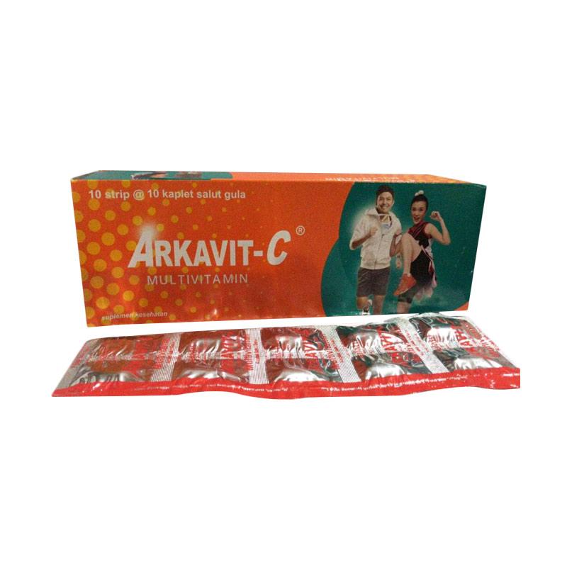 Jual VITAMIN C ARKAVIT-C Multivitamin & Suplemen Kesehatan [1 strip 10 ...