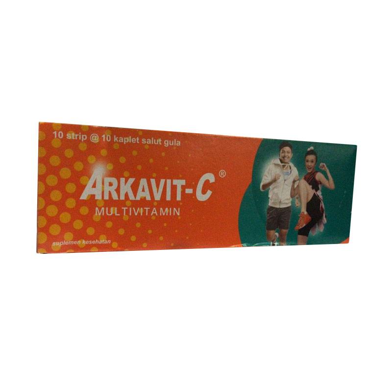 Jual Vitamin C Arkavit-c Multivitamin & Suplemen Kesehatan [1 Strip 10 ...