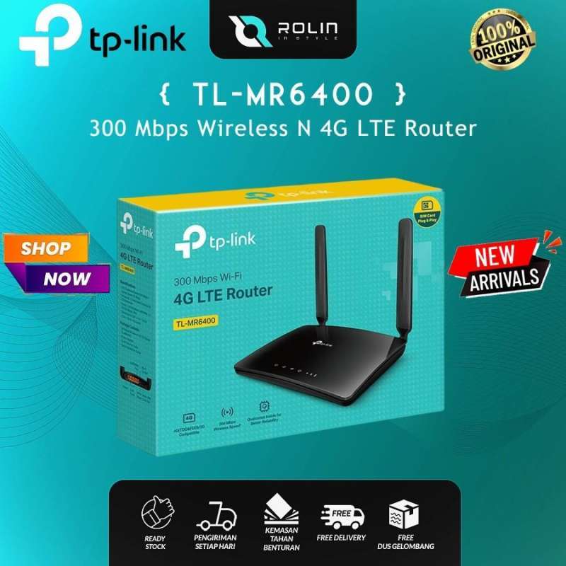 Jual TPLINK TL MR6400 Wireless Router 4G LTE Bisa Langsung Colok Simcard di Seller ROLIN STORE ...