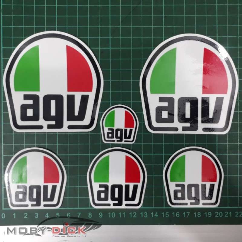 Jual Promo Of the month Sticker AGV Logo Helm - Paket Repaint Promo Of ...