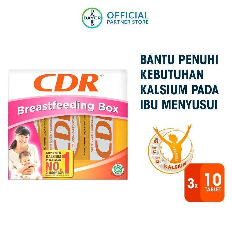 Jual WHS - CDR Suplemen Kalsium untuk Menyusui Rasa Jeruk [30 Tablet di ...