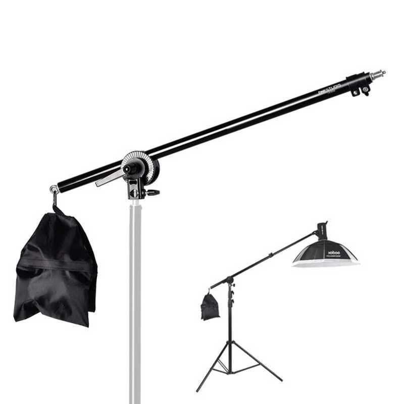 Promo Glo - Taffstudio Video Boom Arm Stand Bracket Lampu Foto Studio ...