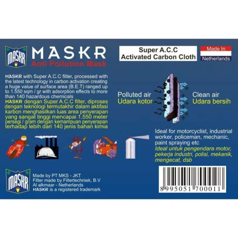 Promo Masker Proyek Proscarf Long - Anti Polusi Plus Filter Karbon ...
