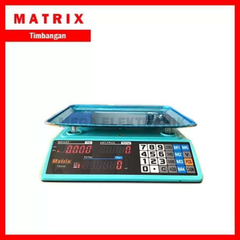 Jual TIMBANGAN DIGITAL 30 KG MATRIX TD030 DAN FDS-30 DOUBLE DISPLAY di ...