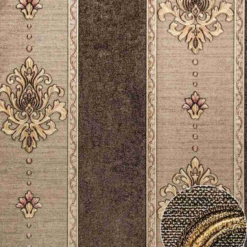 Promo vinil wallpaper coklat garis batik Diskon 5% di Seller SANDAL ...